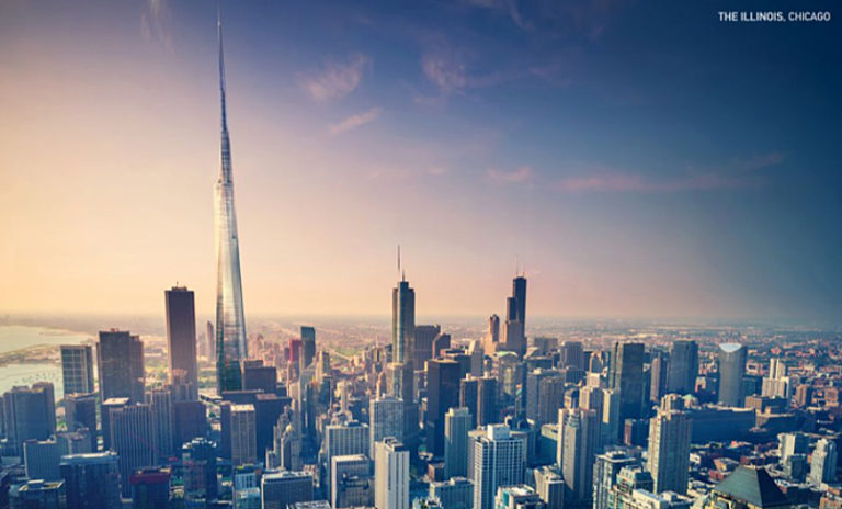 Frank Lloyd Wright’s 1956 Mile-High Skyscraper – The Illinois | The ...
